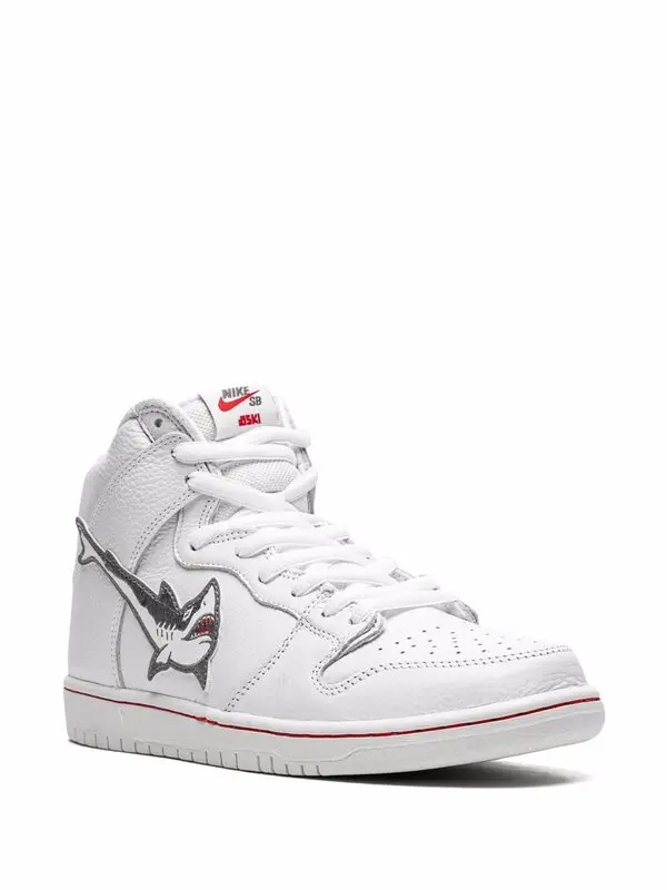 Nike Sb Dunk High Pro Iso Oski Sneakers - White