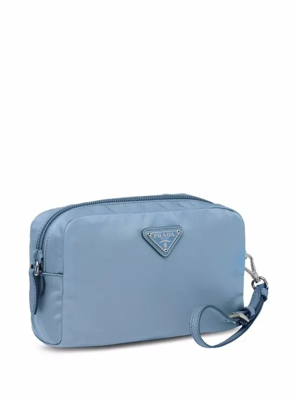 Prada Triangle-logo Makeup Bag