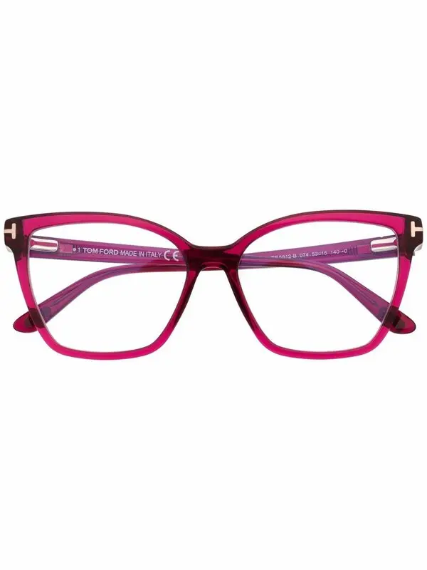 TOM FORD Ft5812 Square-frame Glasses - Pink