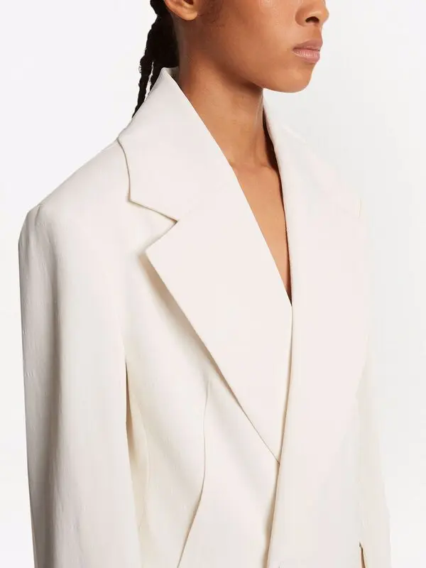 Proenza Schouler Midweight Linen Blend Blazer