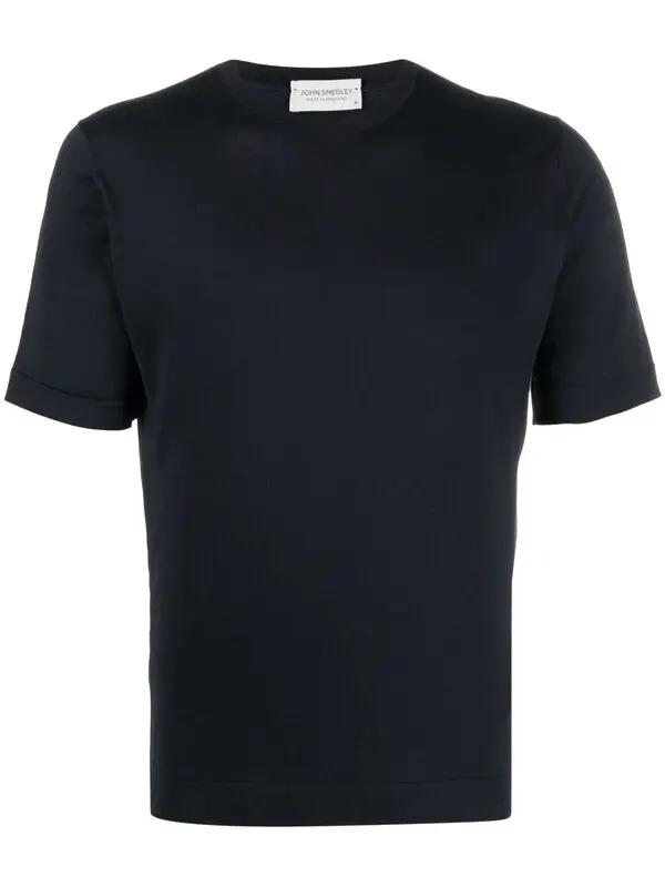 John Smedley Jersey-knit Cotton T-shirt - Blue