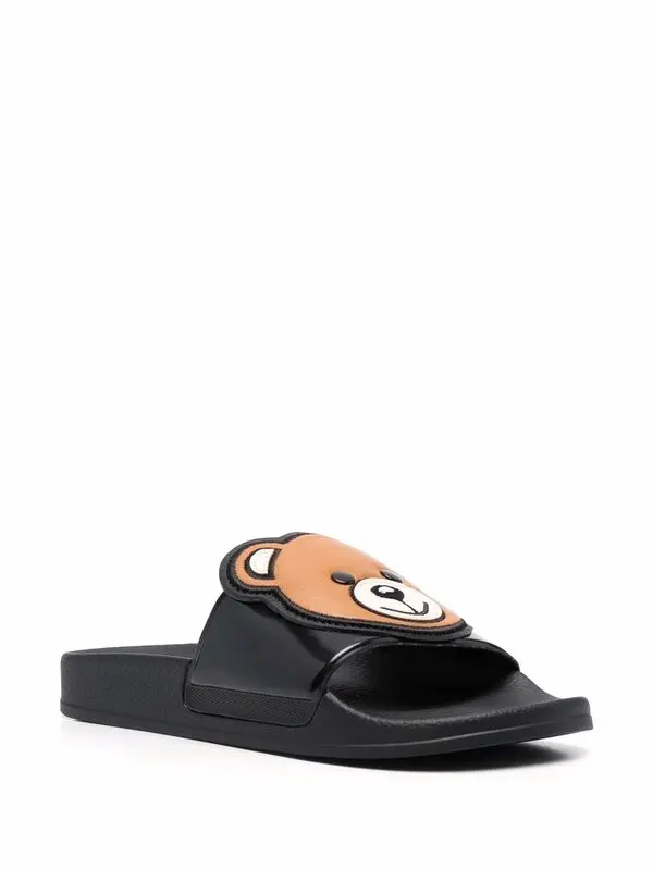 Moschino Teddy Bear Motif Slides