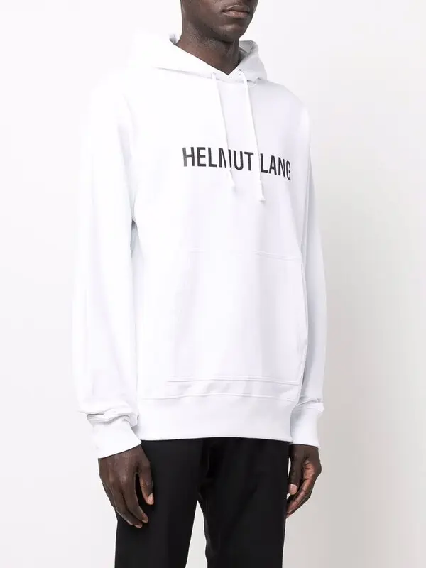 Helmut Lang Logo-print Drawstring Hoodie