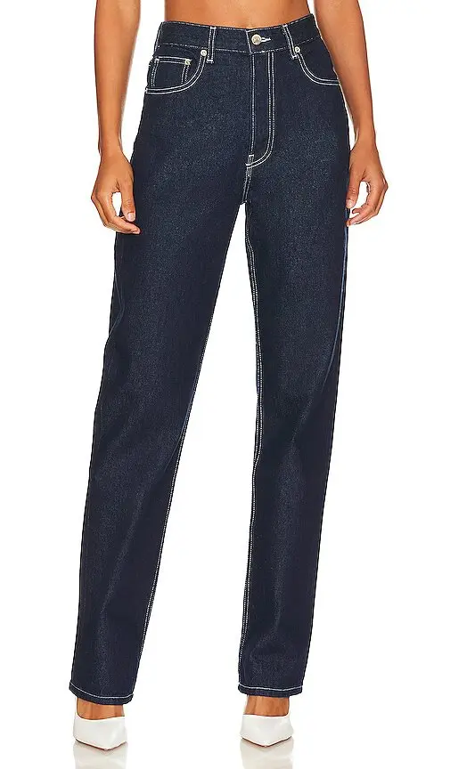 EB DENIM High-rise Straight Jeans