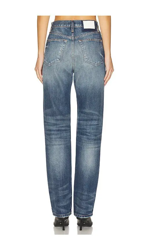EB DENIM High-rise Straight Jeans