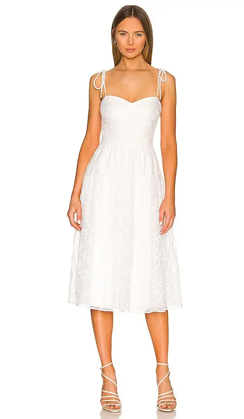 Amanda Uprichard Tula Dress In White