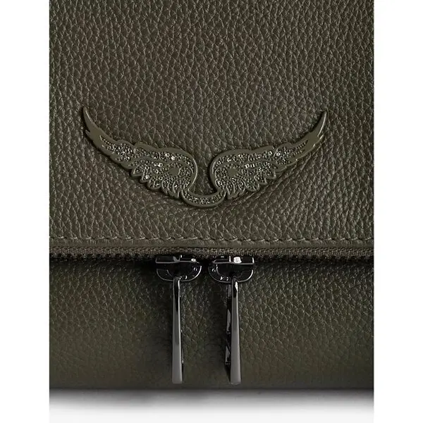 Zadig&Voltaire Rocky Grained-leather Cross-body Bag