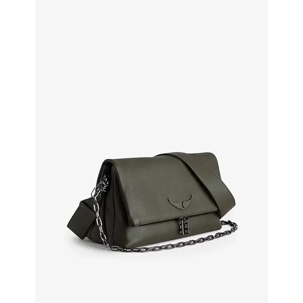 Zadig&Voltaire Rocky Grained-leather Cross-body Bag