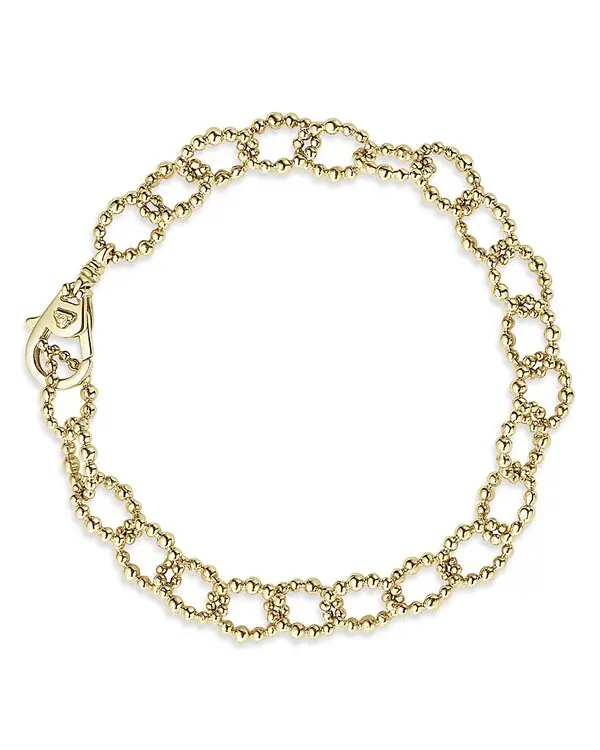 Lagos 18k Yellow Caviar Collection Link Bracelet - Gold