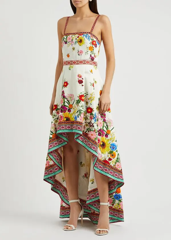 chinese dress ladies Amazon.com: alice + olivia Women's Sondra Lace Ruffle Maxi Dress, Georgia  Floral, 14 : Clothing, Shoes & Jewelry