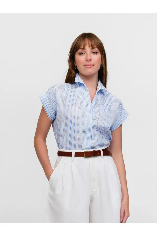 SARAH ALEXANDRA Cap Sleeve Amalfi Coast Top