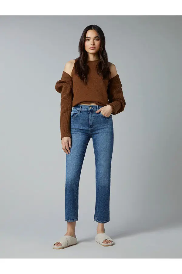 DL1961 Patti Straight Straight Vintage Ankle | Maritime