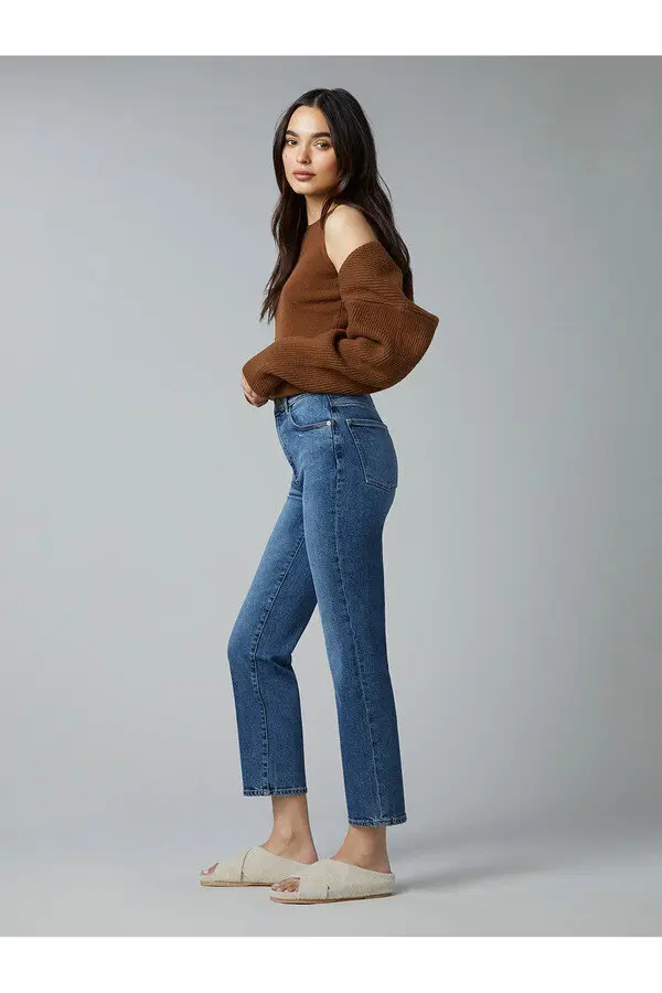 DL1961 Patti Straight Straight Vintage Ankle | Maritime