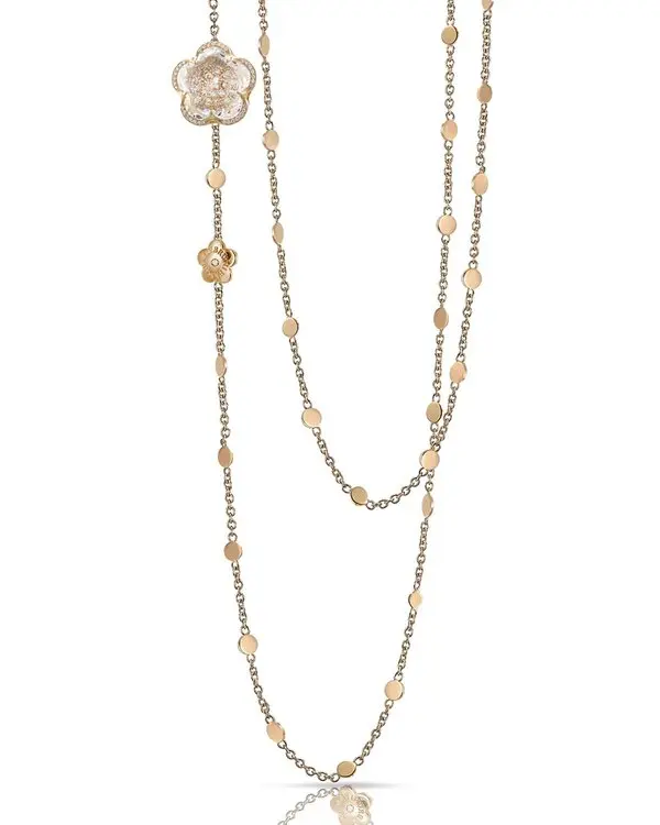 Pasquale Bruni 18k And Diamond Necklace - Rock Crystal