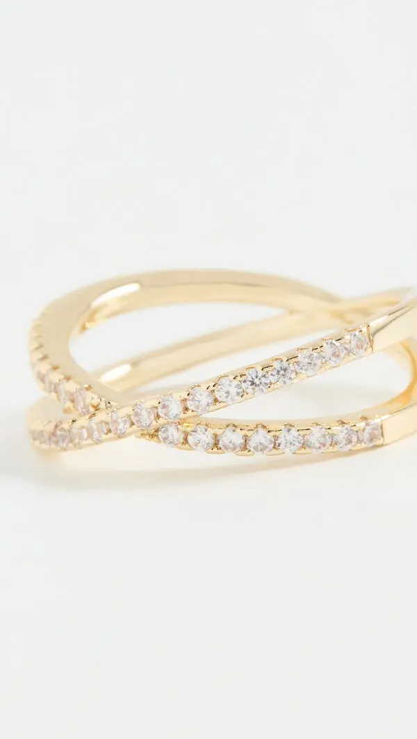 Shashi Stacey Pave Ring
