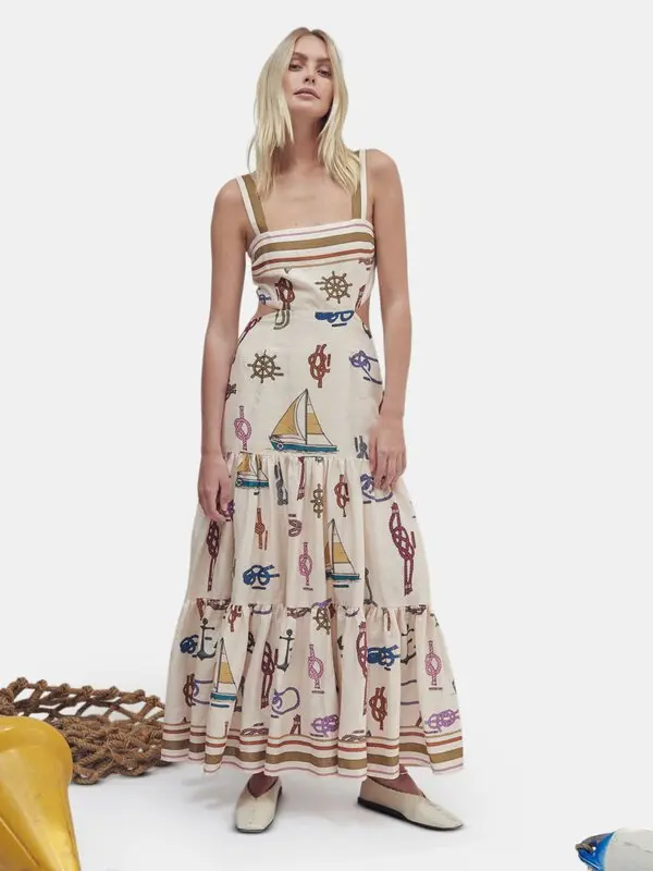 ALEMAIS Ships Ahoy Sundress