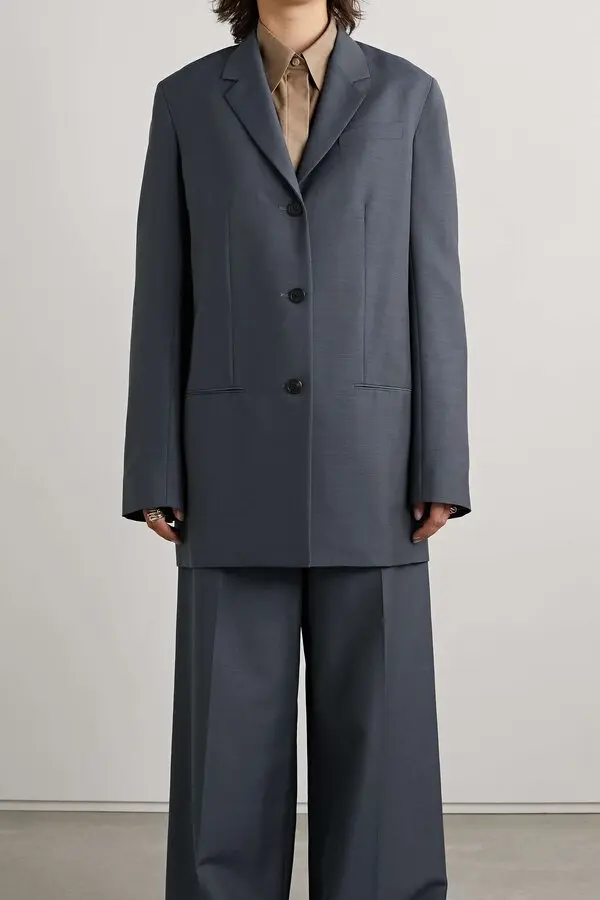 THE ROW Dalia Wool And Mohair-blend Blazer