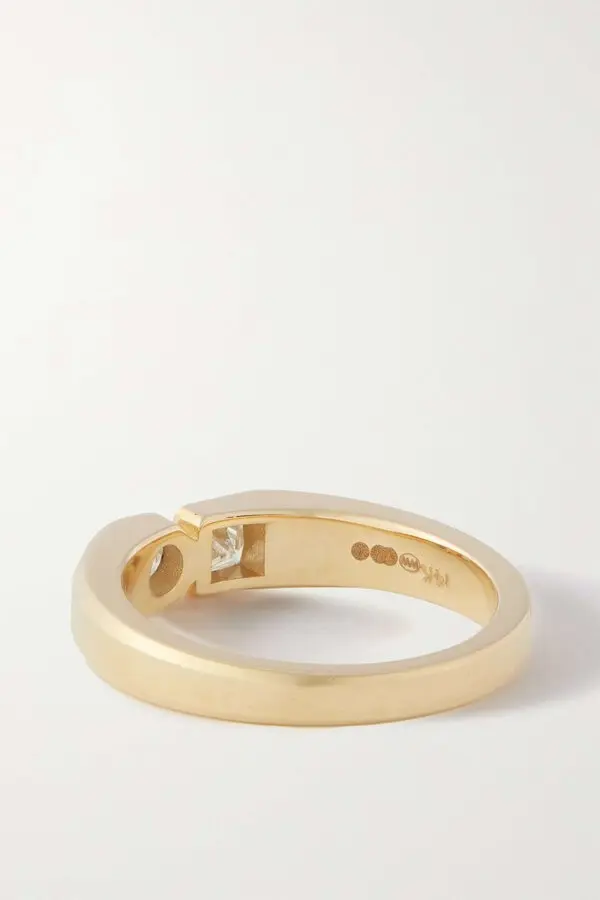WWAKE Dyad 14-karat Recycled Diamond Ring
