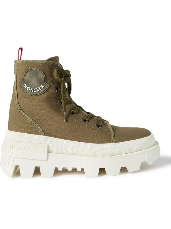 Moncler Desertyx Canvas Boots - Green