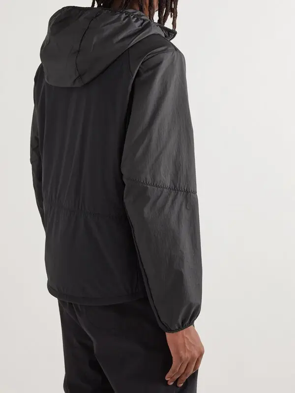 Moncler Ichiro Logo-print Padded Hooded Jacket - Black