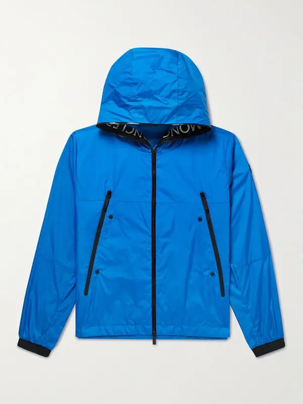 Moncler Junichi Logo-appliquéd Hooded Jacket - Blue