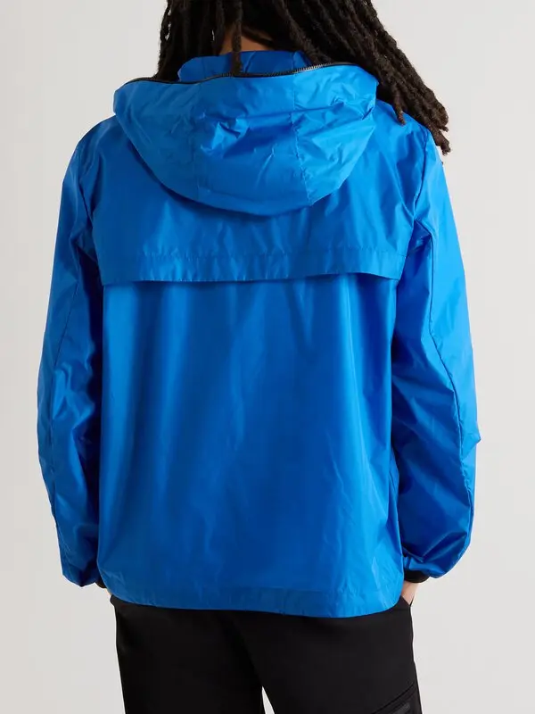 Moncler Junichi Logo-appliquéd Hooded Jacket - Blue