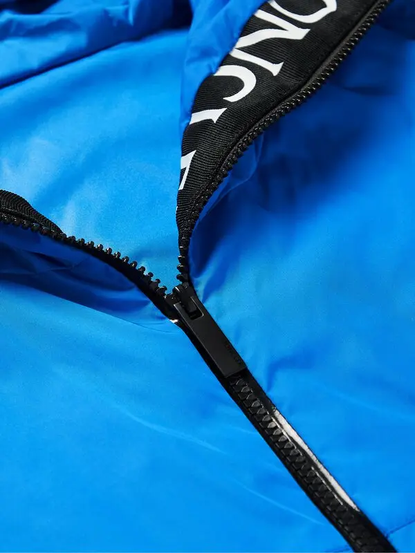 Moncler Junichi Logo-appliquéd Hooded Jacket - Blue