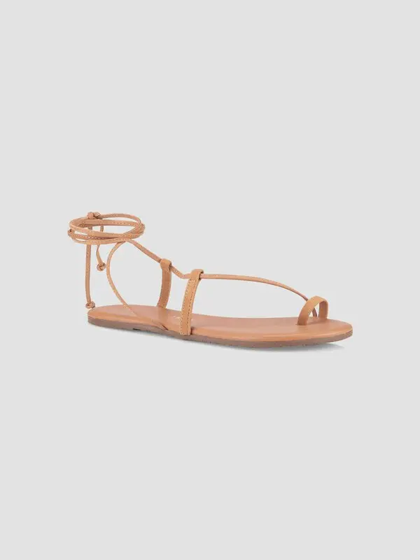Tkees Jo Suede Ankle-tie Sandals - Hazelton