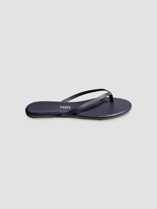 Tkees Leather Thong Sandals - Twilight