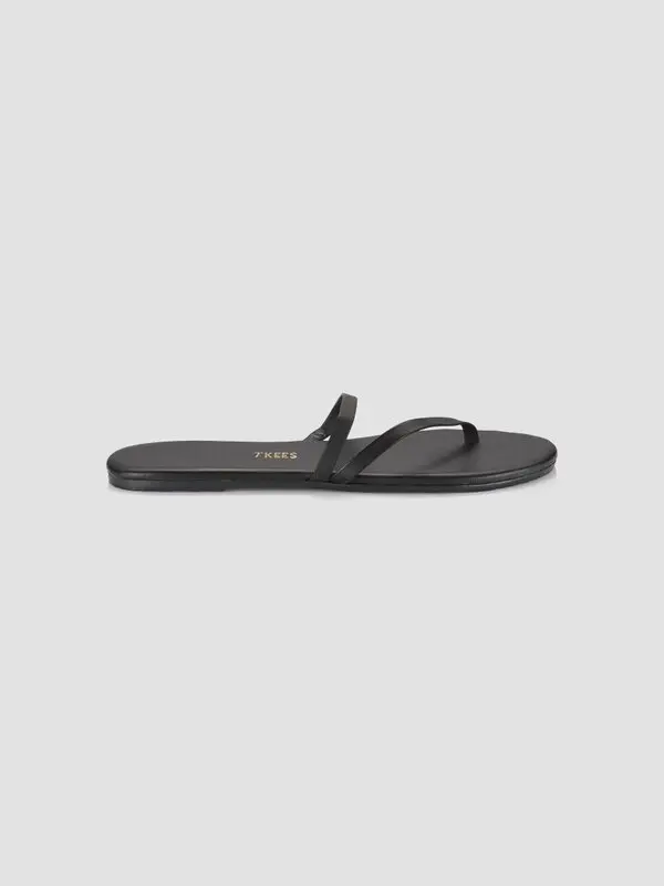Tkees Sarit Leather Sandals - Black