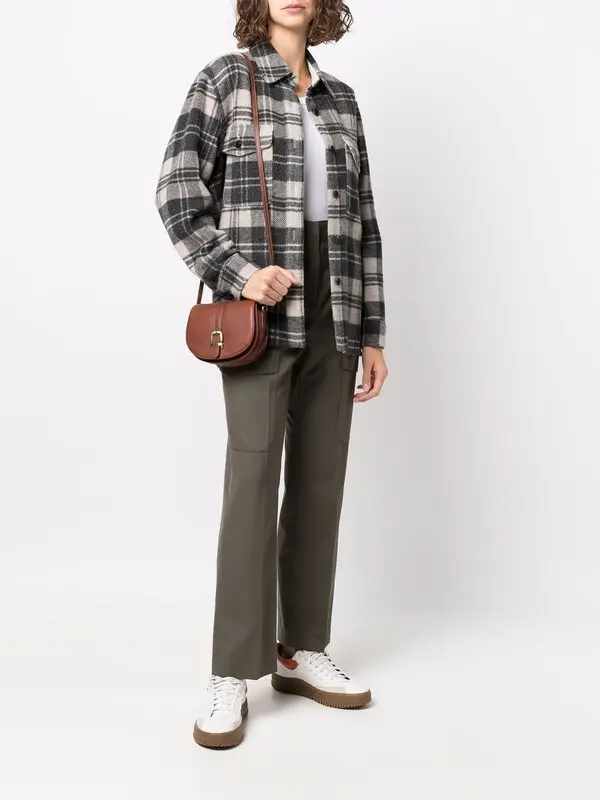 Barbour Laire Leather Saddle Bag