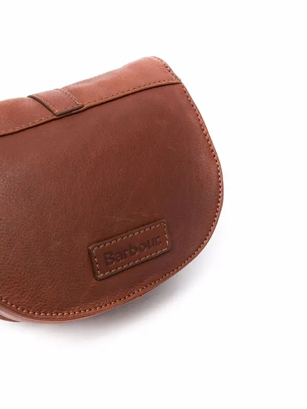 Barbour Laire Leather Saddle Bag