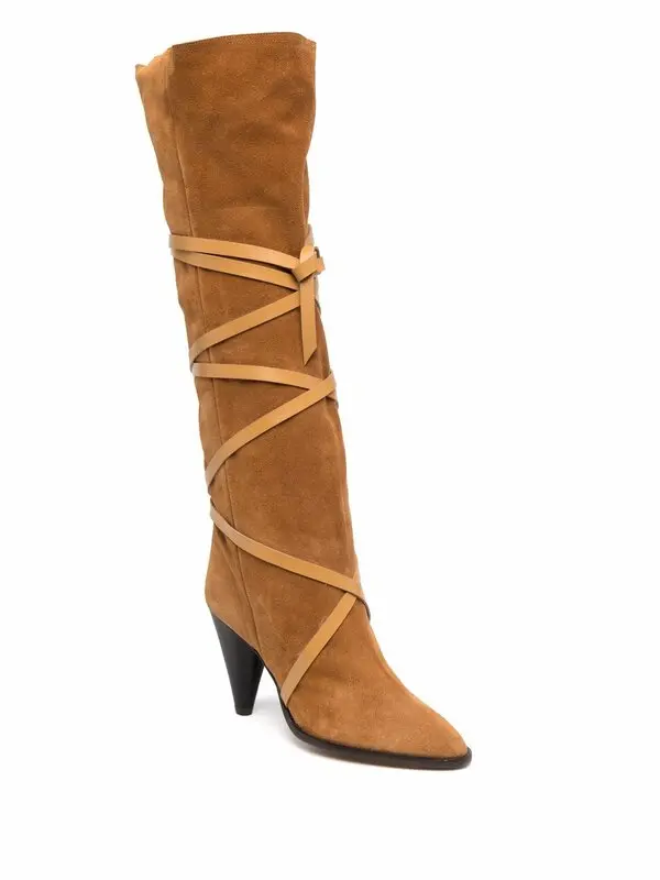 Isabel Marant Lace-up Knee-high Boots
