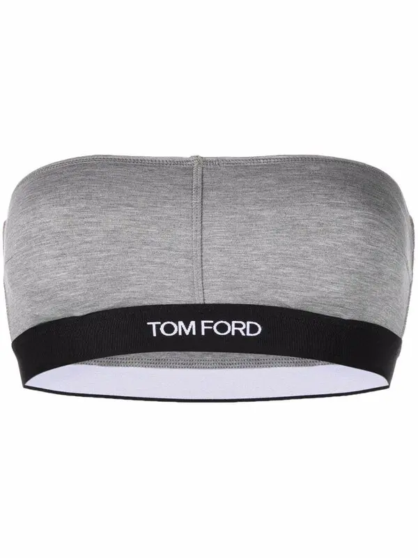 TOM FORD Logo-underband Bandeau Bra