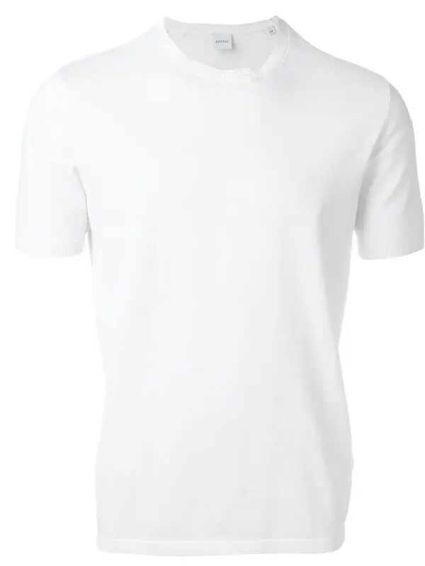 Aspesi Short-sleeve Sweater - White