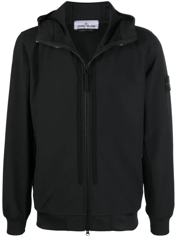 Stone Island Compass Patch Hooded Jacket