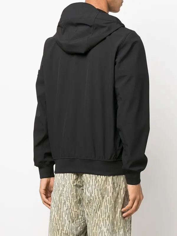 Stone Island Compass Patch Hooded Jacket