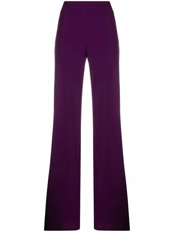 Alberta Ferretti Flared Stretch Trousers