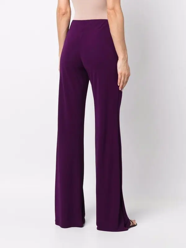 Alberta Ferretti Flared Stretch Trousers