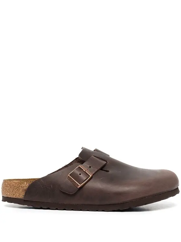 BIRKENSTOCK Buckle-fastening Mules - Brown