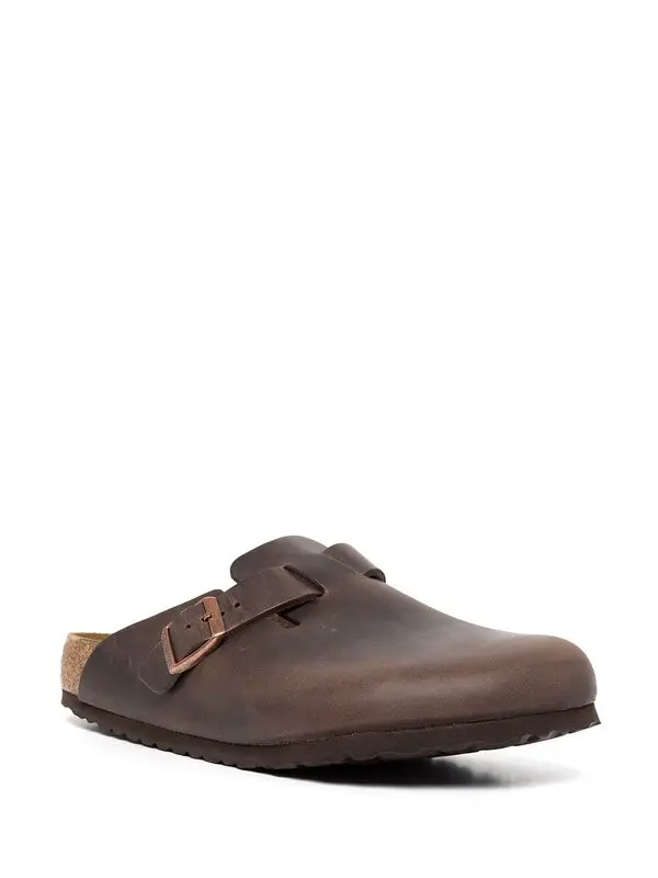 BIRKENSTOCK Buckle-fastening Mules - Brown