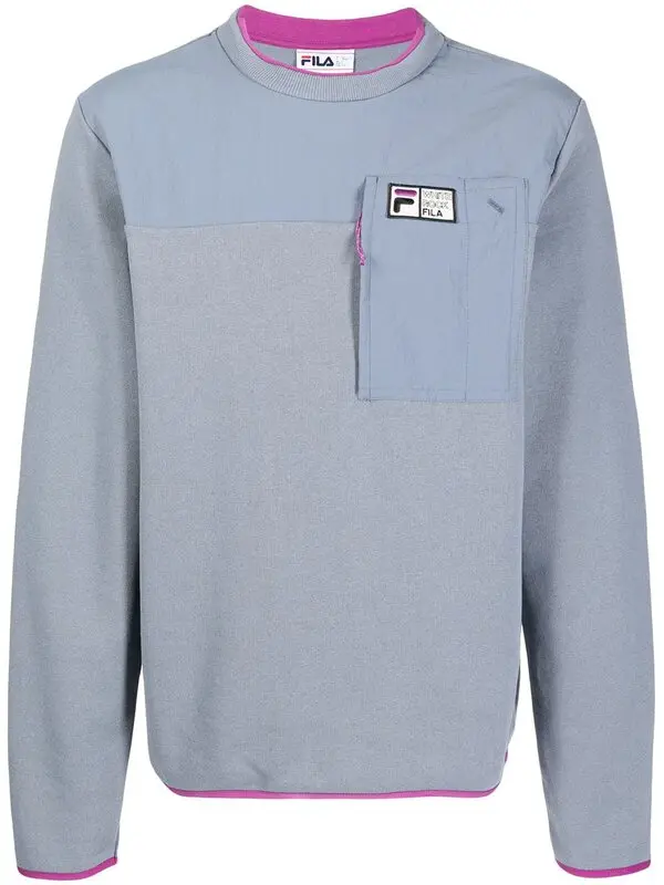 FILA Recycled Cotton-blend Sweatshirt - Grey