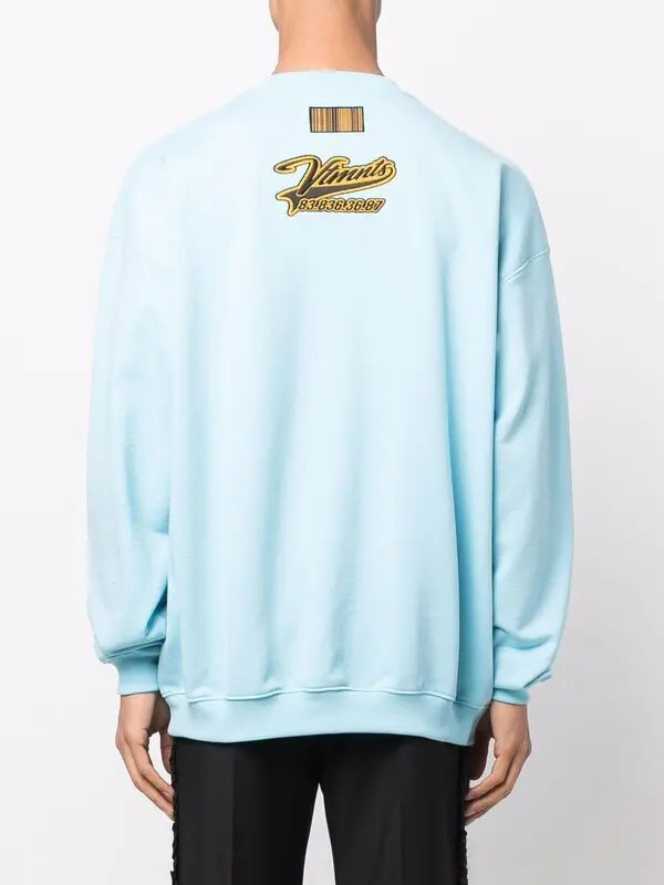 VTMNTS Logo-print Crew Neck Sweatshirt