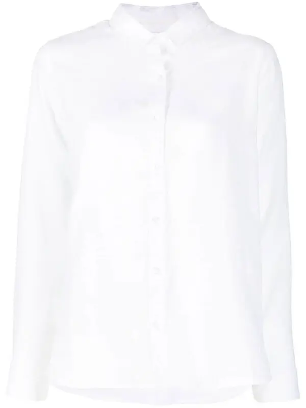 Barbour Marine Linen Shirt - White
