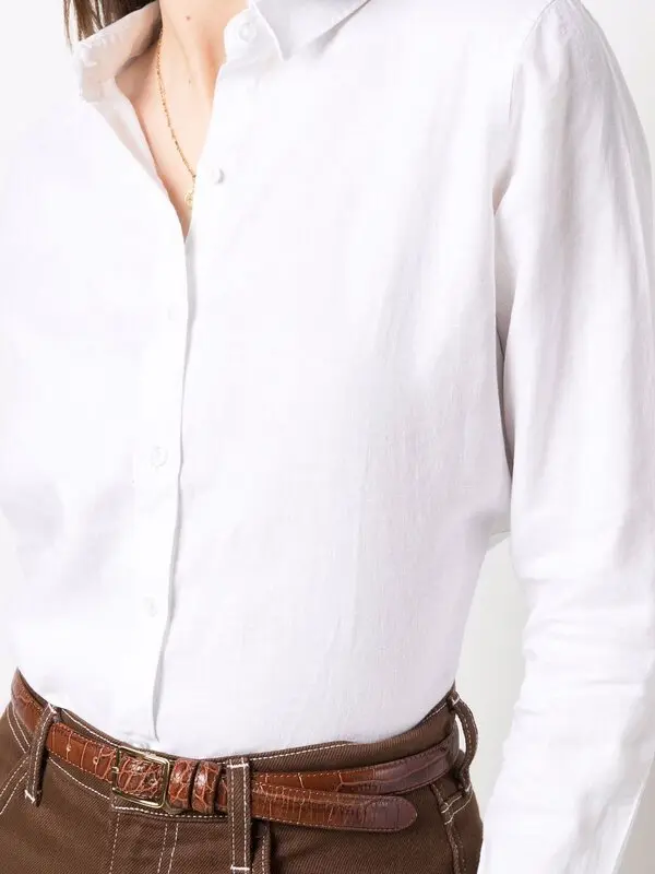 Barbour Marine Linen Shirt - White