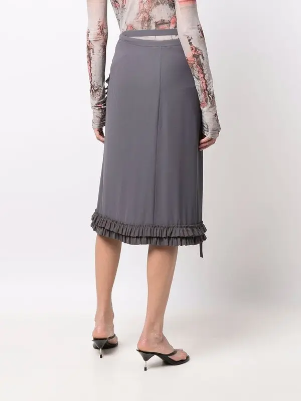 Acne Studios Georgette Wrap Skirt