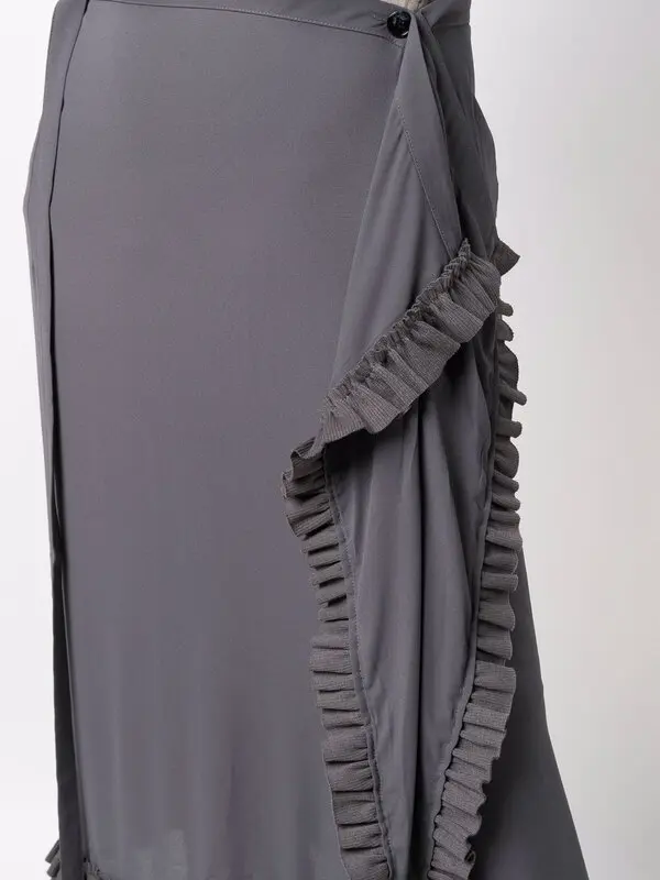 Acne Studios Georgette Wrap Skirt