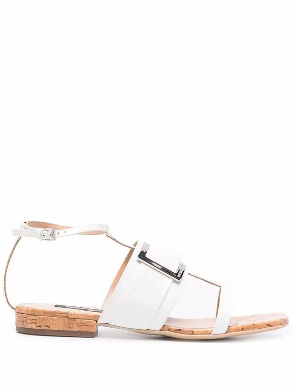 SERGIO ROSSI Sr Prince Leather Sandals
