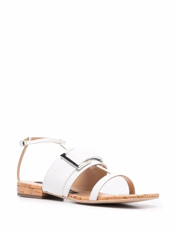 SERGIO ROSSI Sr Prince Leather Sandals