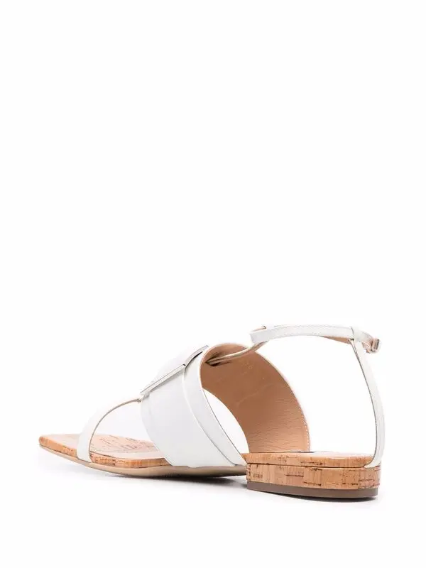 SERGIO ROSSI Sr Prince Leather Sandals
